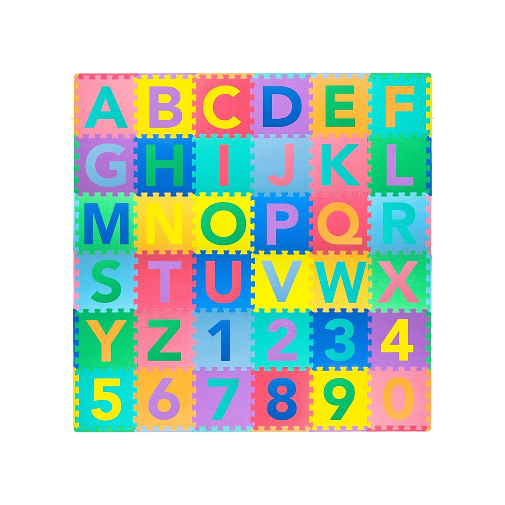 Toyshine Alphabet & Numbers Floor Puzzle Play Mat (Multicolor) Price ...