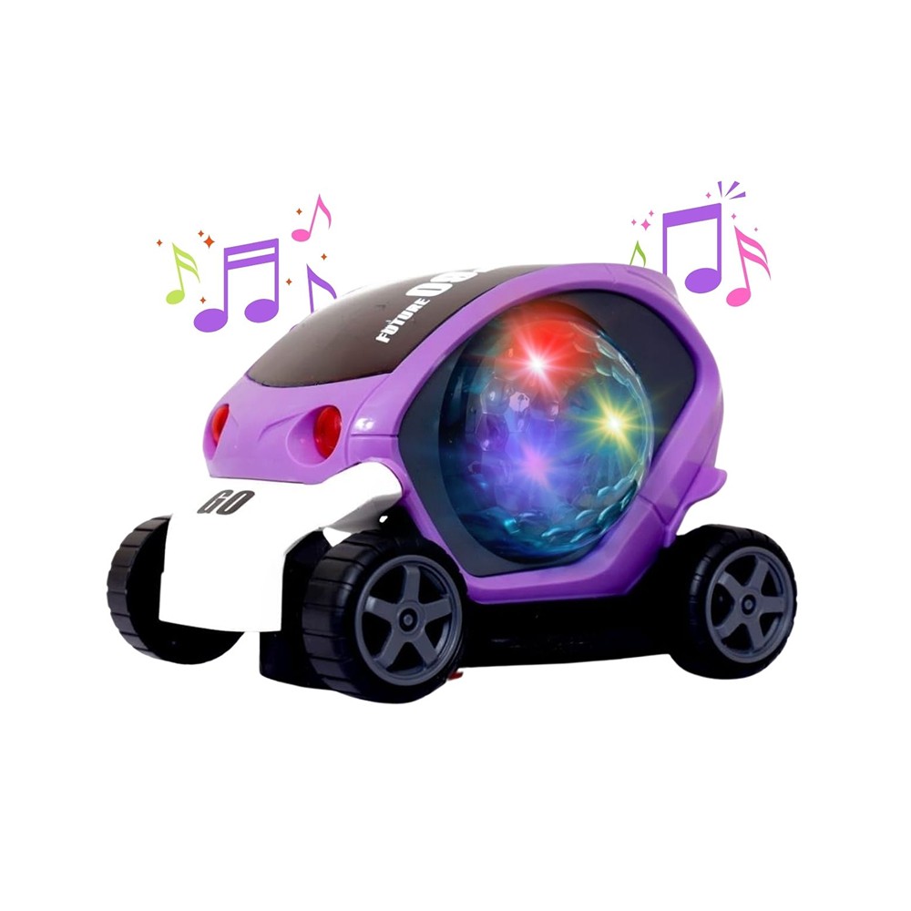 Fablue 360 Degree Rotating Future Musical Toy Car (Purple) Price - Buy ...