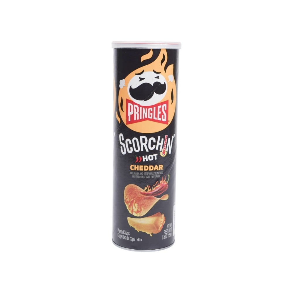 Pringles Scorchin' Hot Cheddar Potato Crisps Price - Buy Online at Best ...