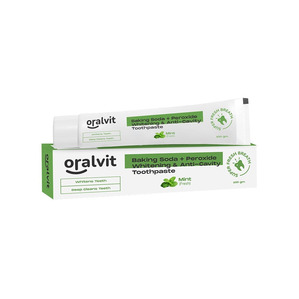 Oralvit Fresh Mint Whitening Toothpaste for Anti-Cavity Price - Buy ...