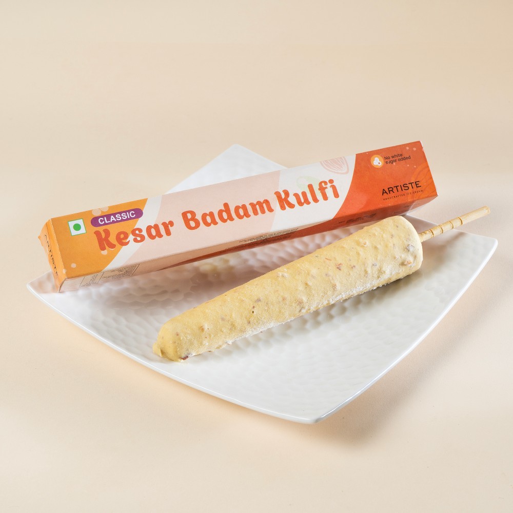 Artiste Classic Kesar Badam Kulfi Stick Price - Buy Online at Best ...