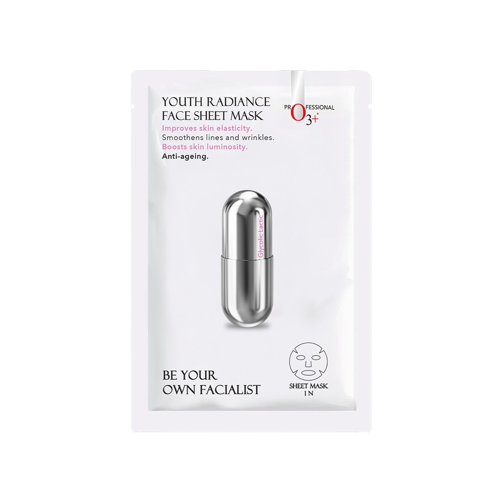 O3+ Youth Radiance Face Sheet Mask Price - Buy Online at ₹155 in India