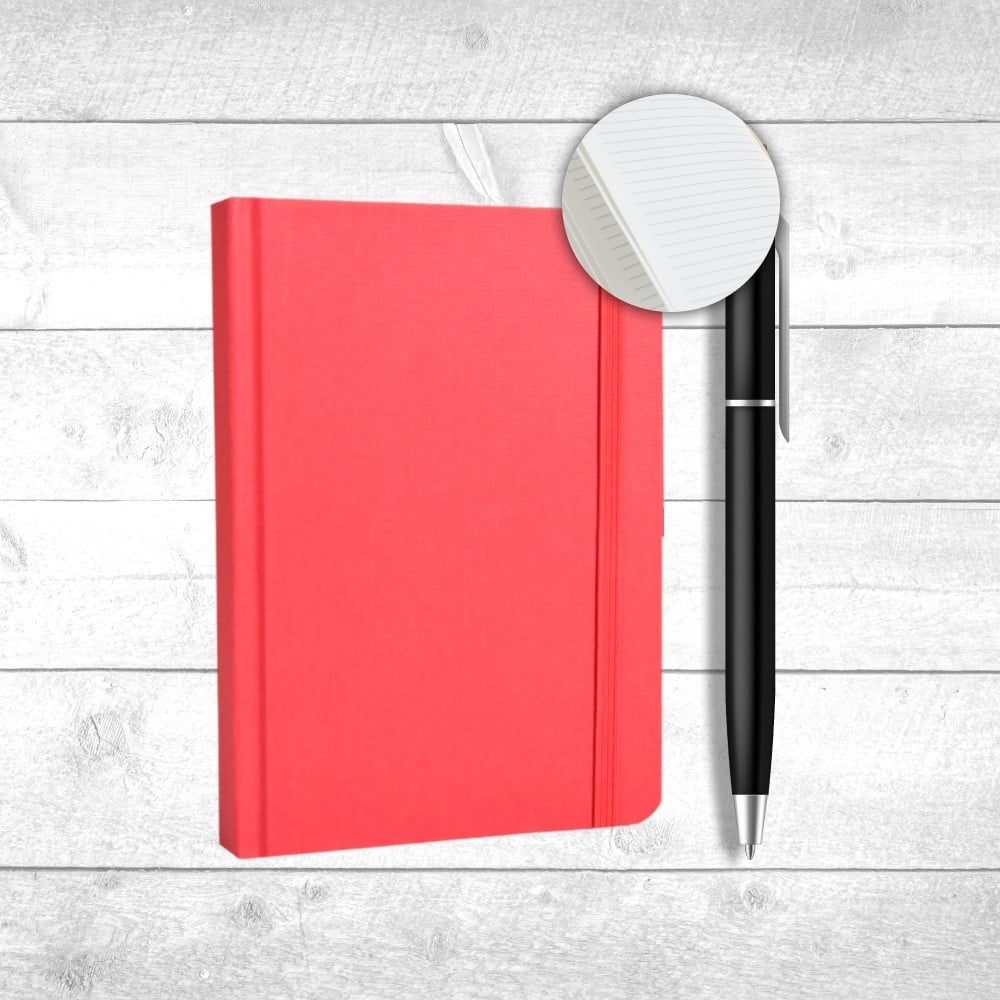 Worldone Flexi Pocket Small Single Line Diary (A6, 224, Red) Price ...