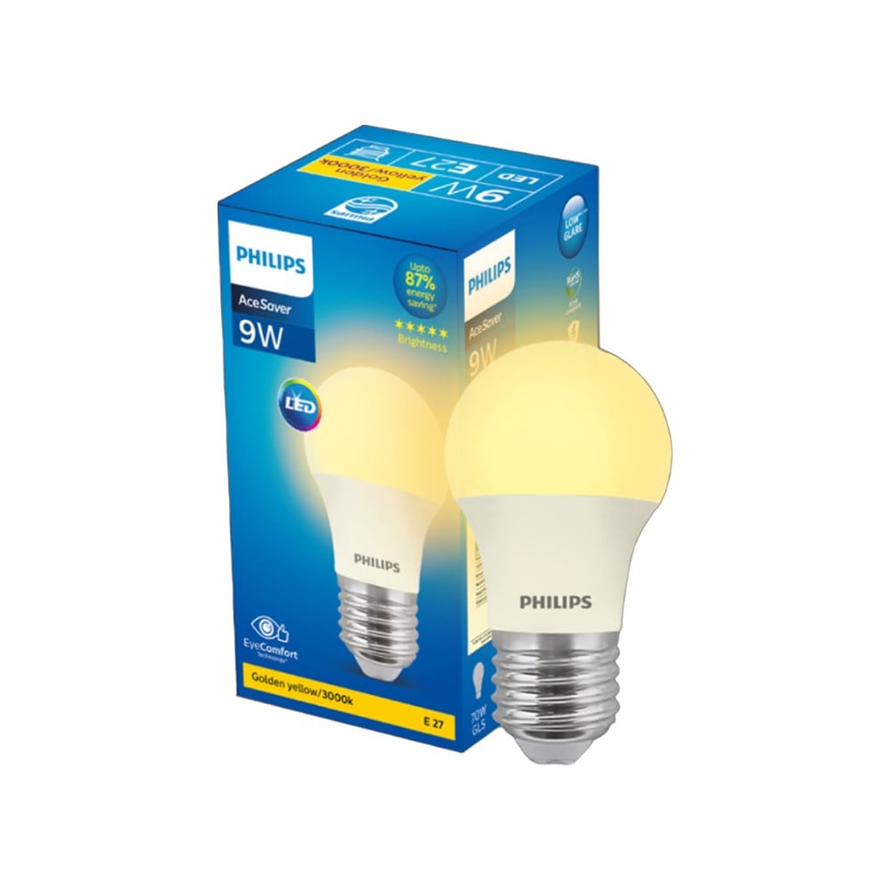 Philips Lighting Ace Saver 9 W LED Bulb (Yellow) Price - Buy Online at ...