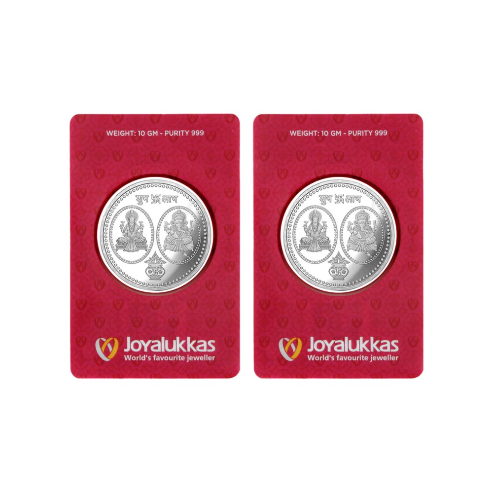 Joyalukkas 10 g Silver Coin in Premium Box - Pack of 2 Price - Buy ...