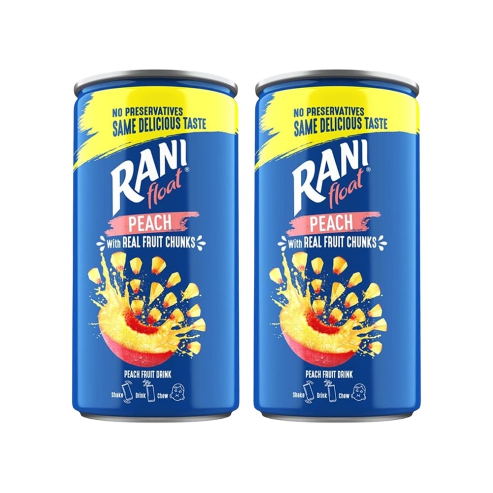 Rani Float Peach Fruit Juice - Pack of 2 Price - Buy Online at Best ...