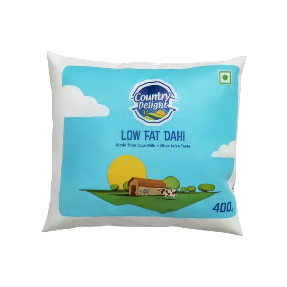 Country Delight Low Fat Pouch Curd Price - Buy Online at ₹58 in India