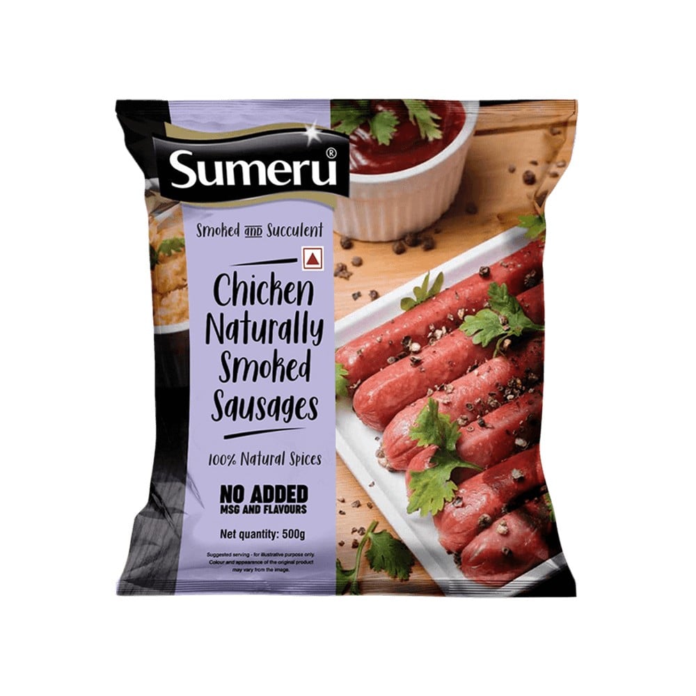 Sumeru Naturally Smoked Chicken Sausage (Frozen) Price - Buy Online at ...