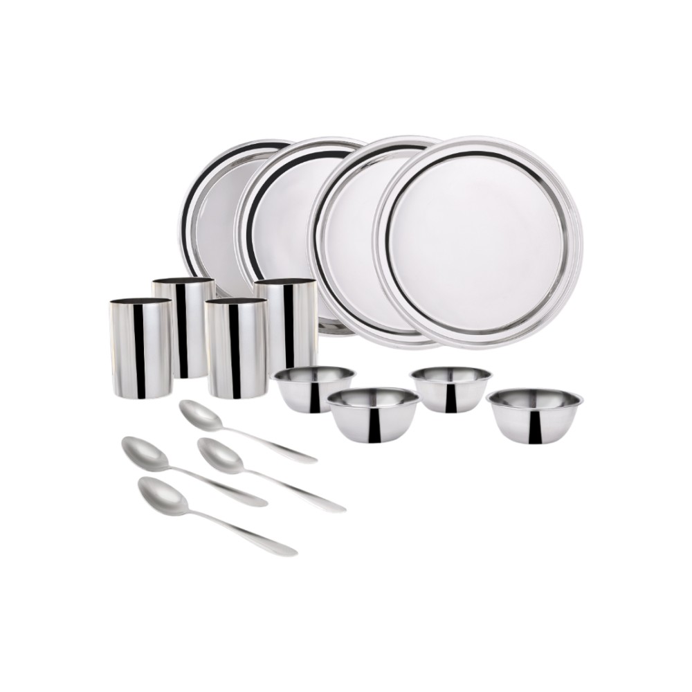 Wonderchef Stainless Steel Venice Dinner Set (Silver) Price - Buy ...