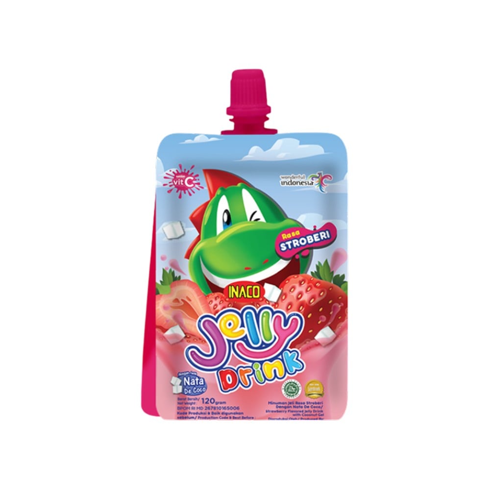 INACO Stroberi Jelly Fruit Drink Price - Buy Online at ₹49 in India