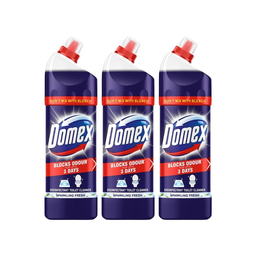 Domex Sparkling Fresh Disinfectant Toilet Cleaner Liquid - Pack of 3 ...