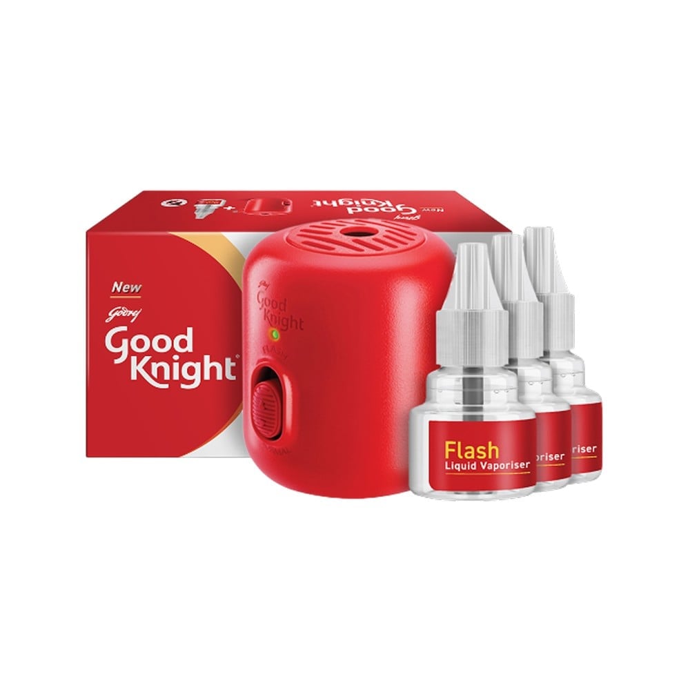 Good Knight Flash Liquid Vaporiser Mosquito Killer Machine with 3 ...