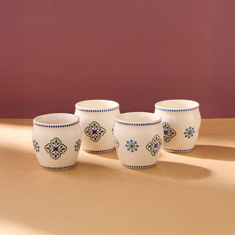 Fabindia Floral Cup Set (Ceramic) Price - Buy Online at ₹999 in India
