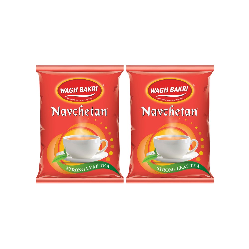 Wagh Bakri Navchetan Danedar Tea - Pack of 2 Price - Buy Online at Best ...