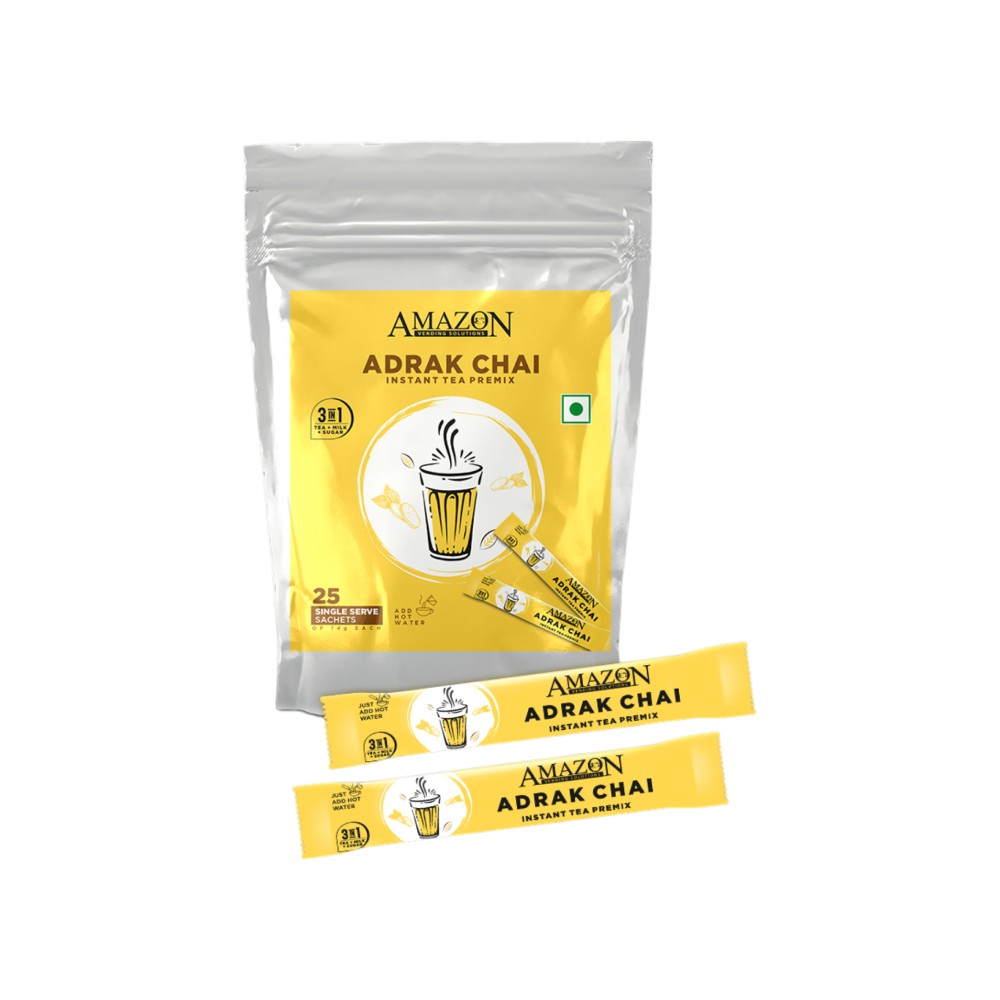 Amazon Ginger Instant Tea Premix Sachets Price - Buy Online at Best ...