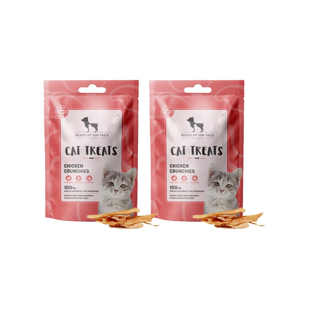 HUFT Chicken Crunchies Crunchy Cat Treat - Pack of 2 Price - Buy Online ...