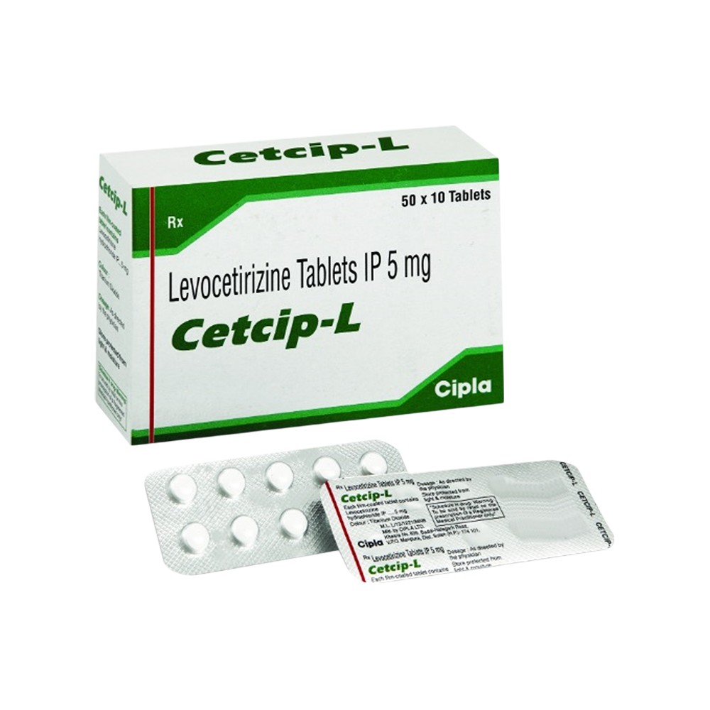 Cetcip L 5mg Tablets Price - Buy Online at ₹76 in India