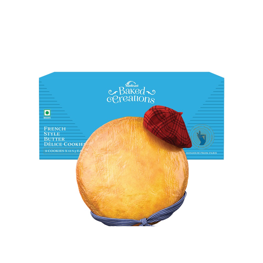 Sunfeast Baked Creations French Style Butter Cookies Price - Buy Online ...