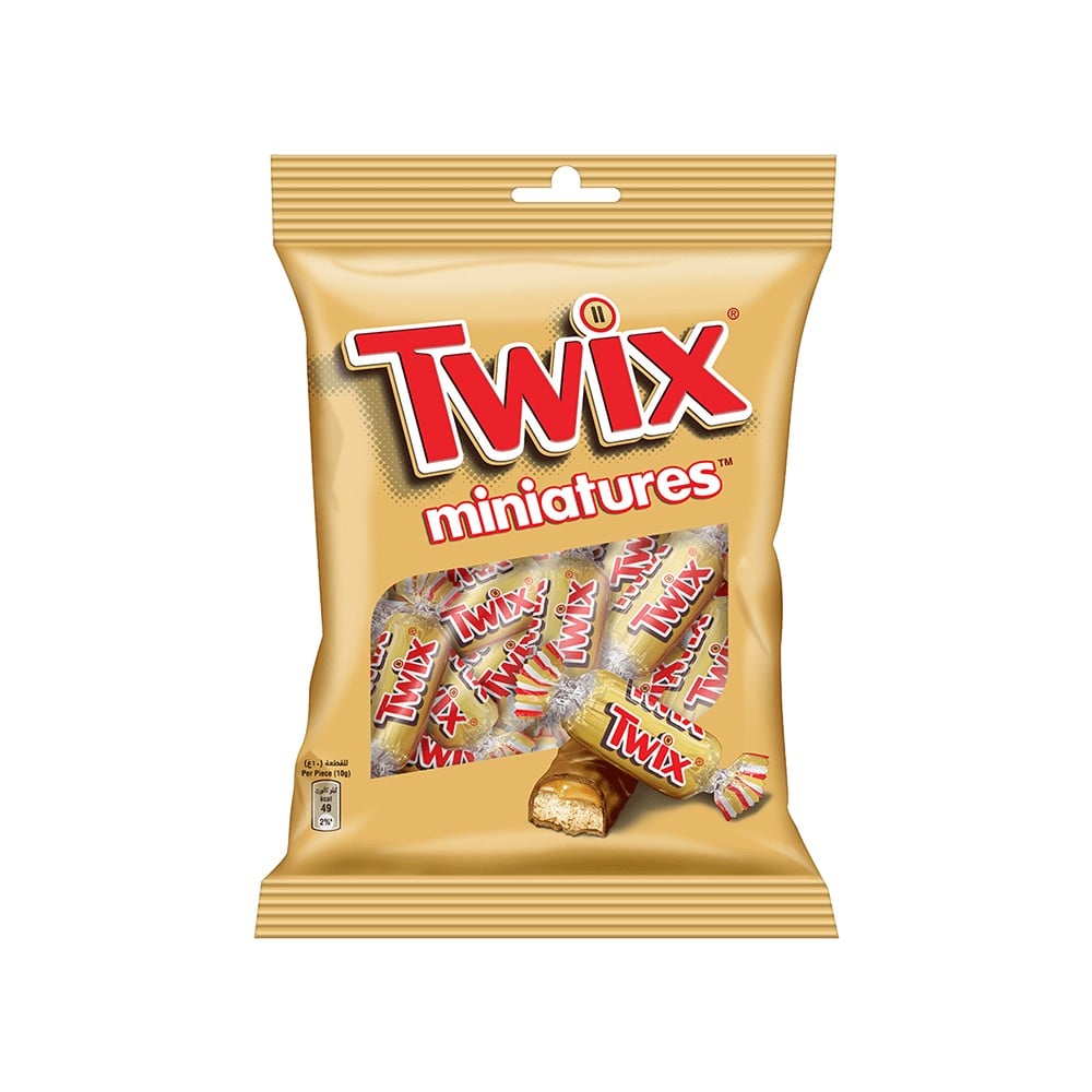 Twix Miniatures Filled Bar Chocolate Pack (Caramel) Price - Buy Online ...