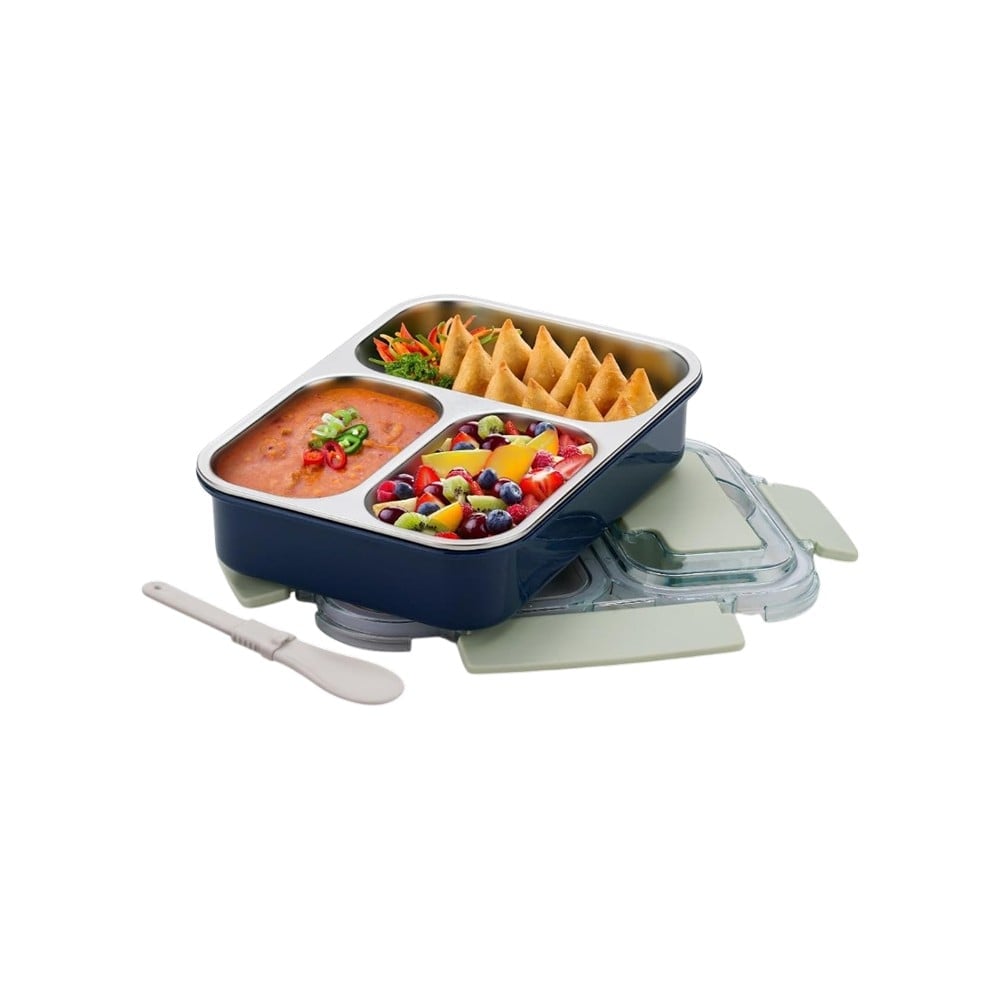 HOME LANE Stainless Steel Lunch Box (1000 ml) Price - Buy Online at ...