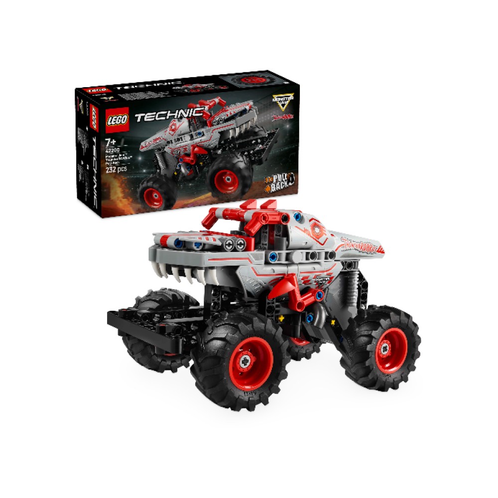 Lego Technic Monster Jam Thunder Roars Pull-Back Truck Toy Building Set ...