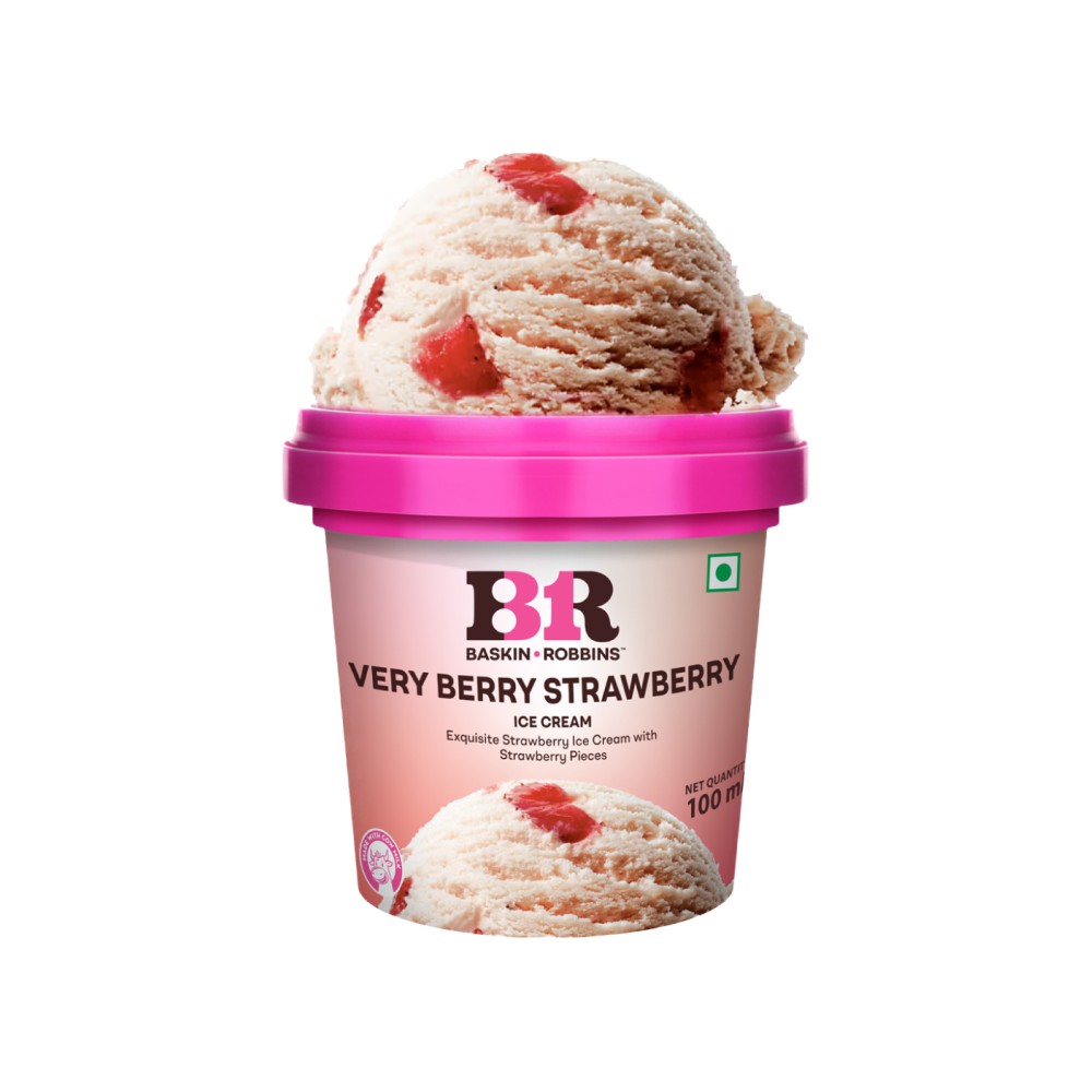 Baskin Robbins Very Berry Strawberry Ice Cream Cup Price - Buy Online ...