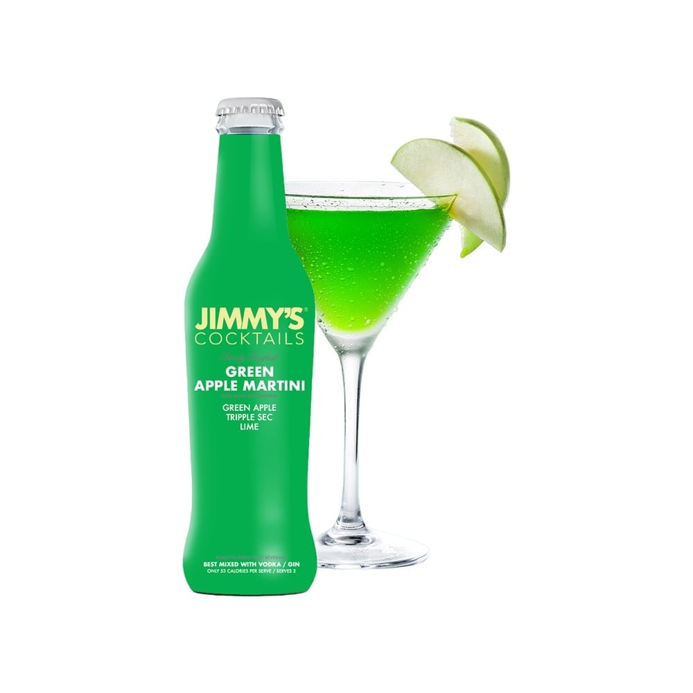 Jimmy's Green Apple Martini Cocktail Mix Price - Buy Online at ₹107 in ...