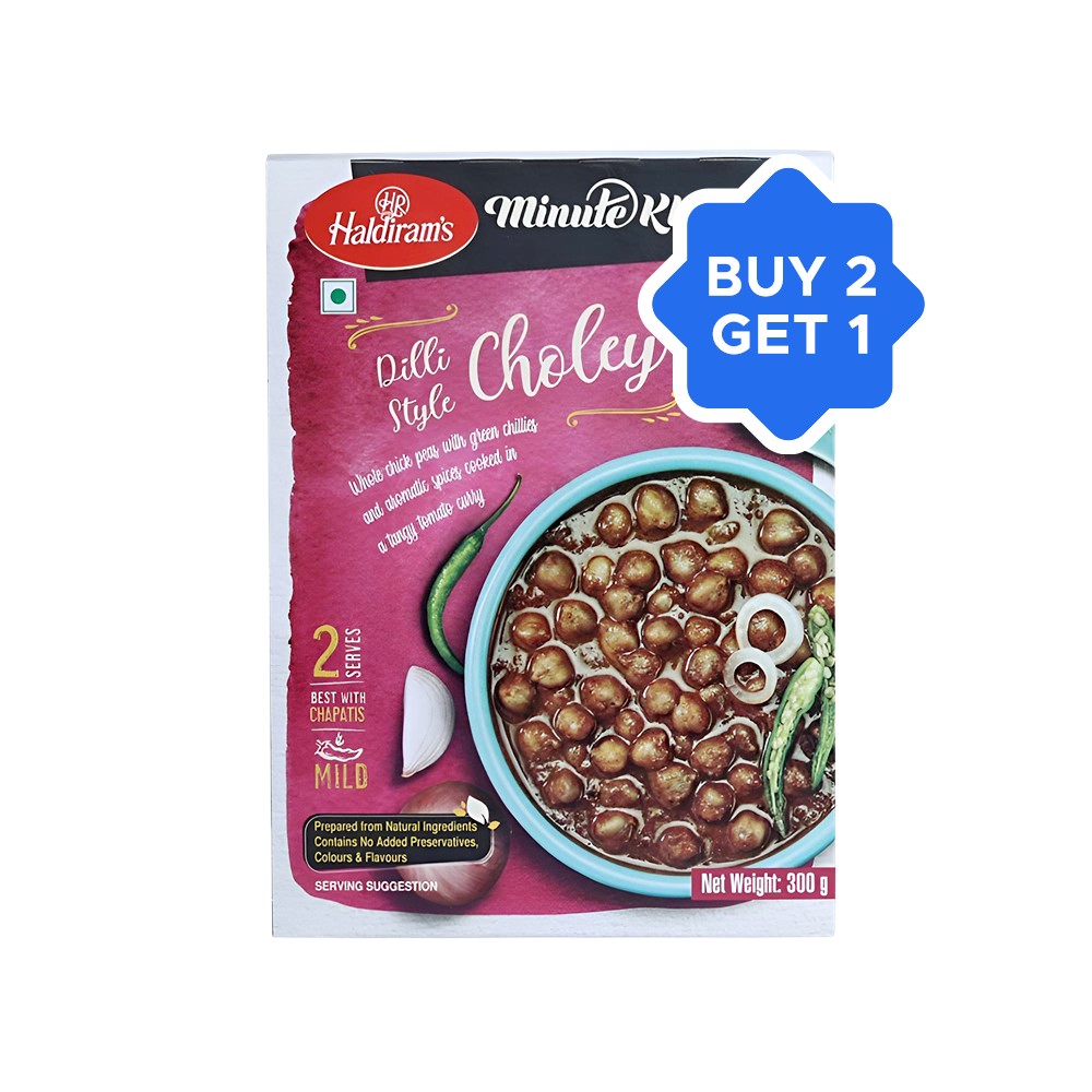 Haldiram's Minute Khana Dilli Style Choley Ready to Eat - Buy 2 Get 1 ...