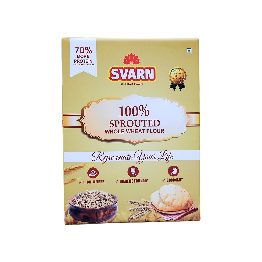 Svarn Sprouted Whole Wheat Flour Price - Buy Online at Best Price in India