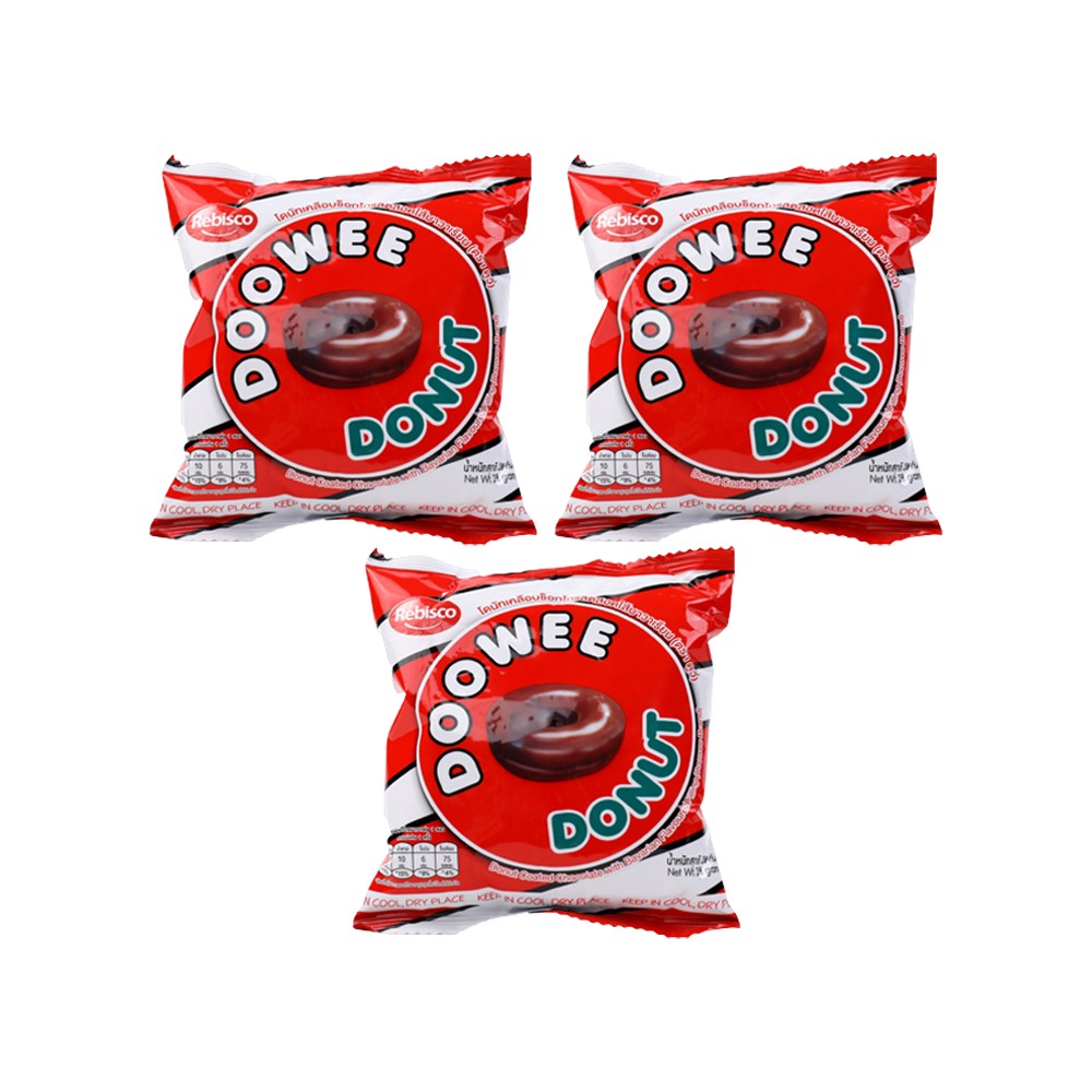 Doowee Donut Chocolate Donut - Pack of 3 Price - Buy Online at Best ...
