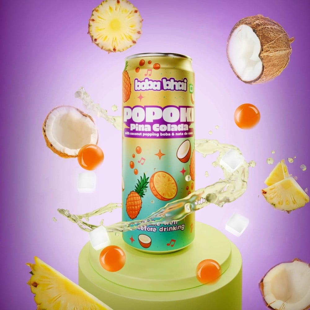 Boba Bhai Pina Colada Popping Boba Drink & Nata De Coco Price - Buy ...