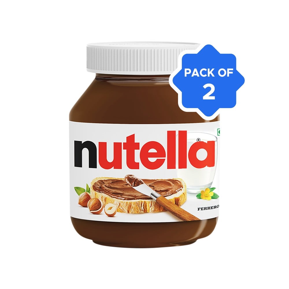Nutella Hazelnut Chocolate Spread with Cocoa - Pack of 2 Price - Buy ...