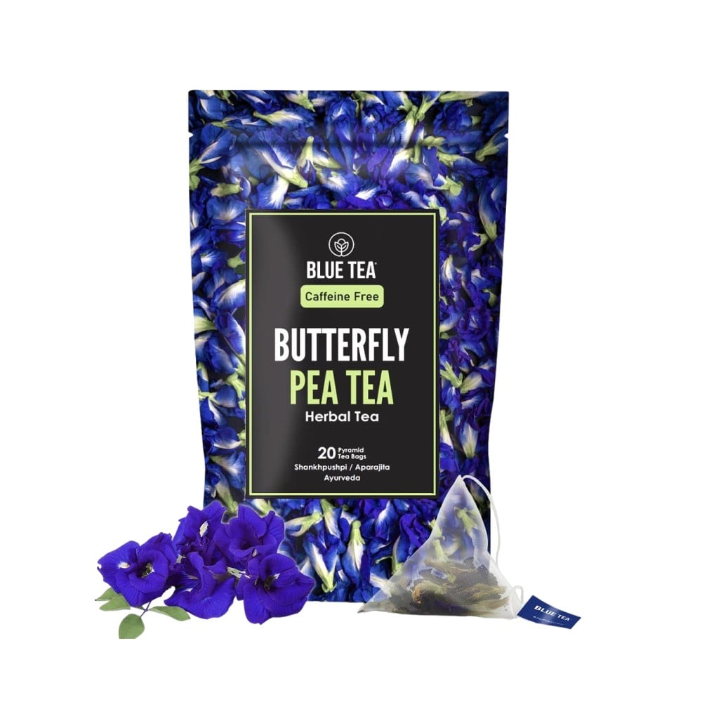 Blue Tea Butterfly Pea Flower Herbal Tea Price - Buy Online at ₹289 in ...