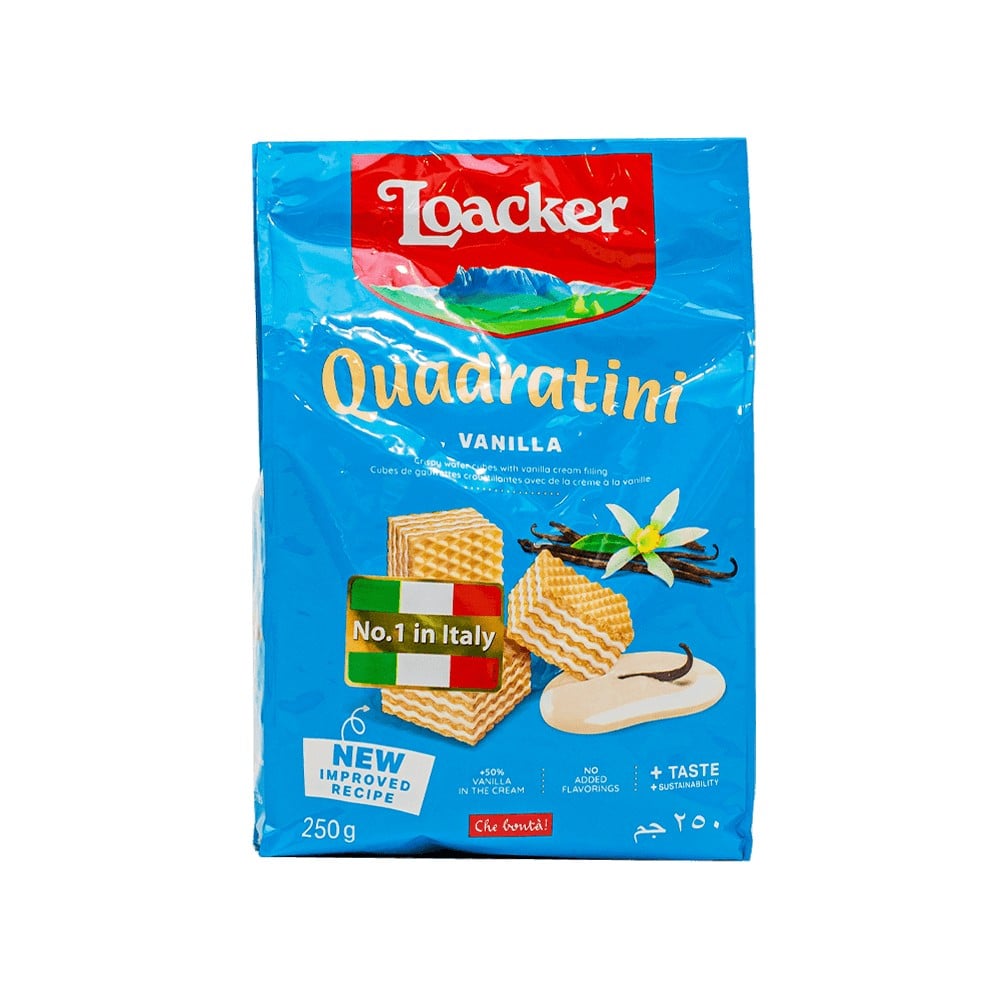 Loacker Quadratini Vanilla Wafers Price - Buy Online at Best Price in India