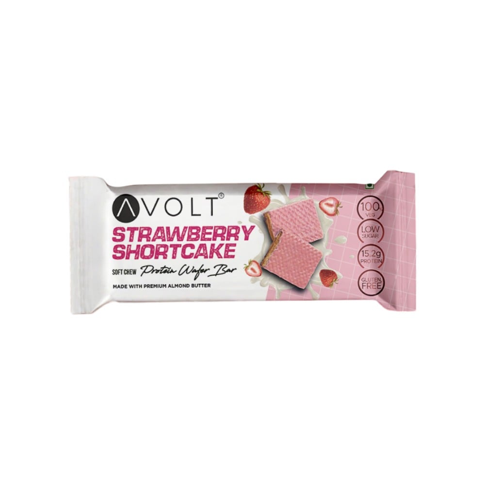 Avolt Strawberry Shortcake 15.2g Protein Wafer Bar Price - Buy Online ...