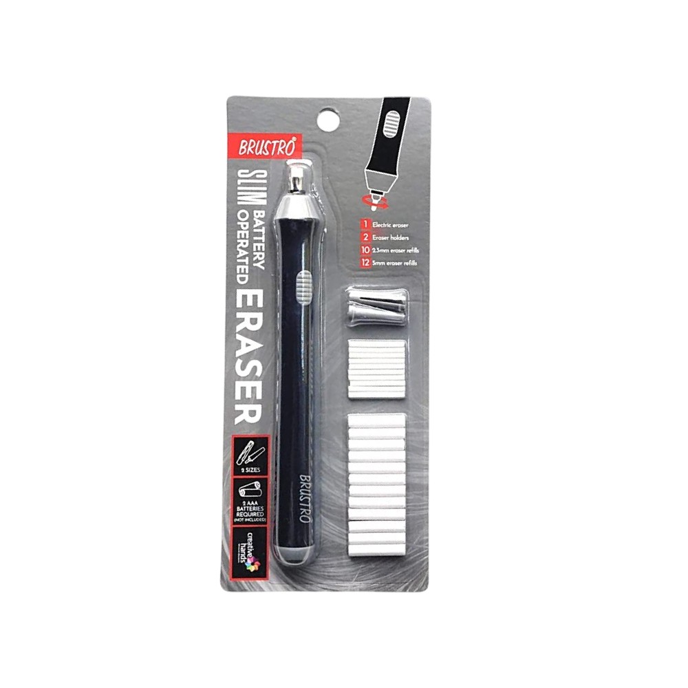 Brustro Slim Automatic Eraser (Black) Price - Buy Online at ₹372 in India