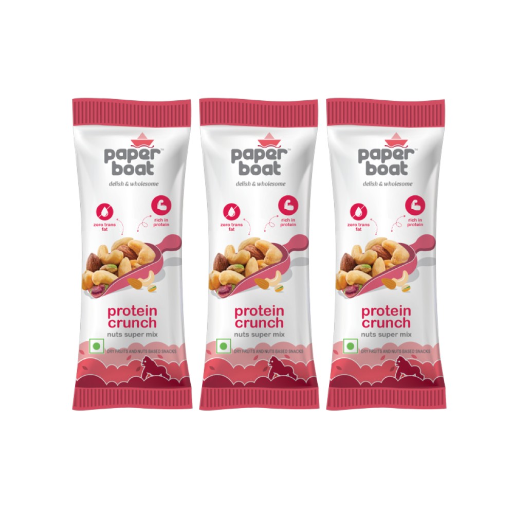 Paper Boat Protein Crunch Dry Fruit Mix - Pack of 3 Price - Buy Online ...