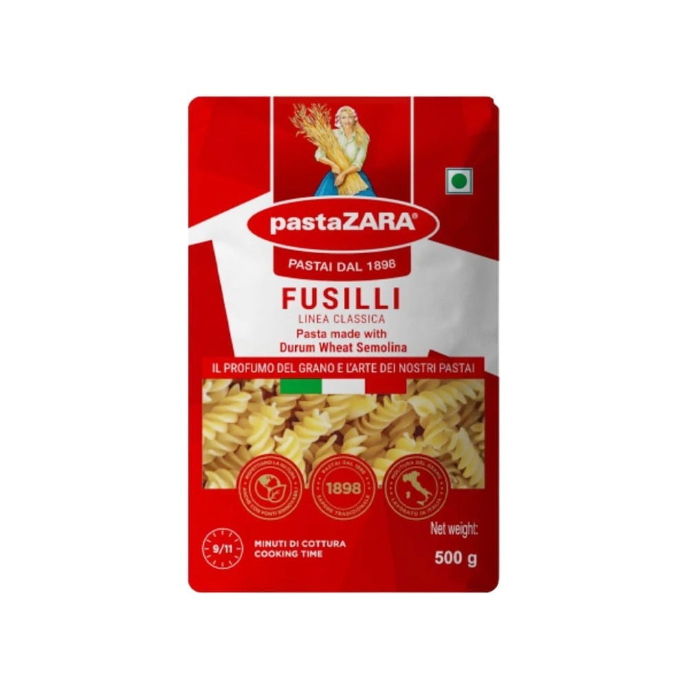 pastaZara Durum Wheat Semolina Fusilli Pasta Price - Buy Online at Best ...
