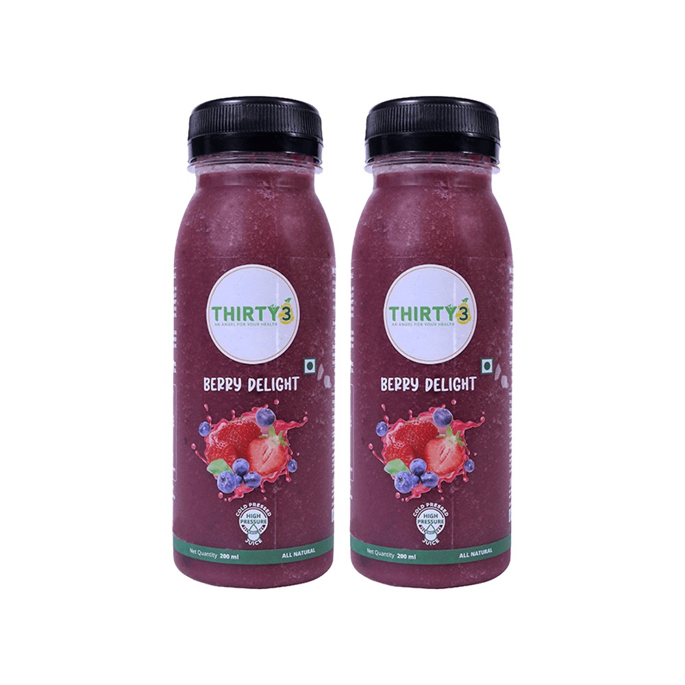 Cold Pressed Berry Delight Juice by Thirty3 - Pack of 2 Price - Buy ...