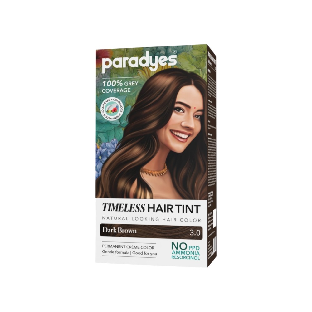 Paradyes Mini Dark Brown Hair Colour Kit, No 3 (Dark Brown) Price - Buy ...