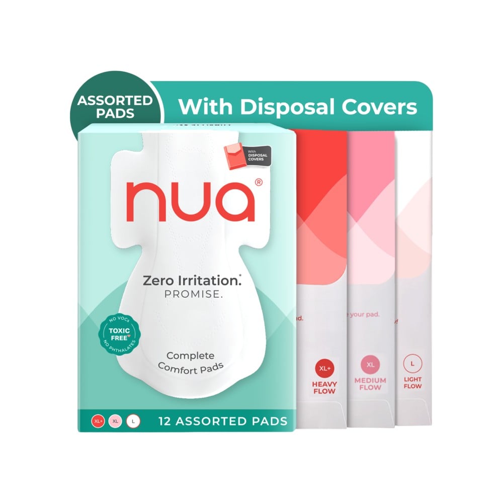 Nua Multi-size Pads with Disposal Covers Price - Buy Online at ₹209 in ...