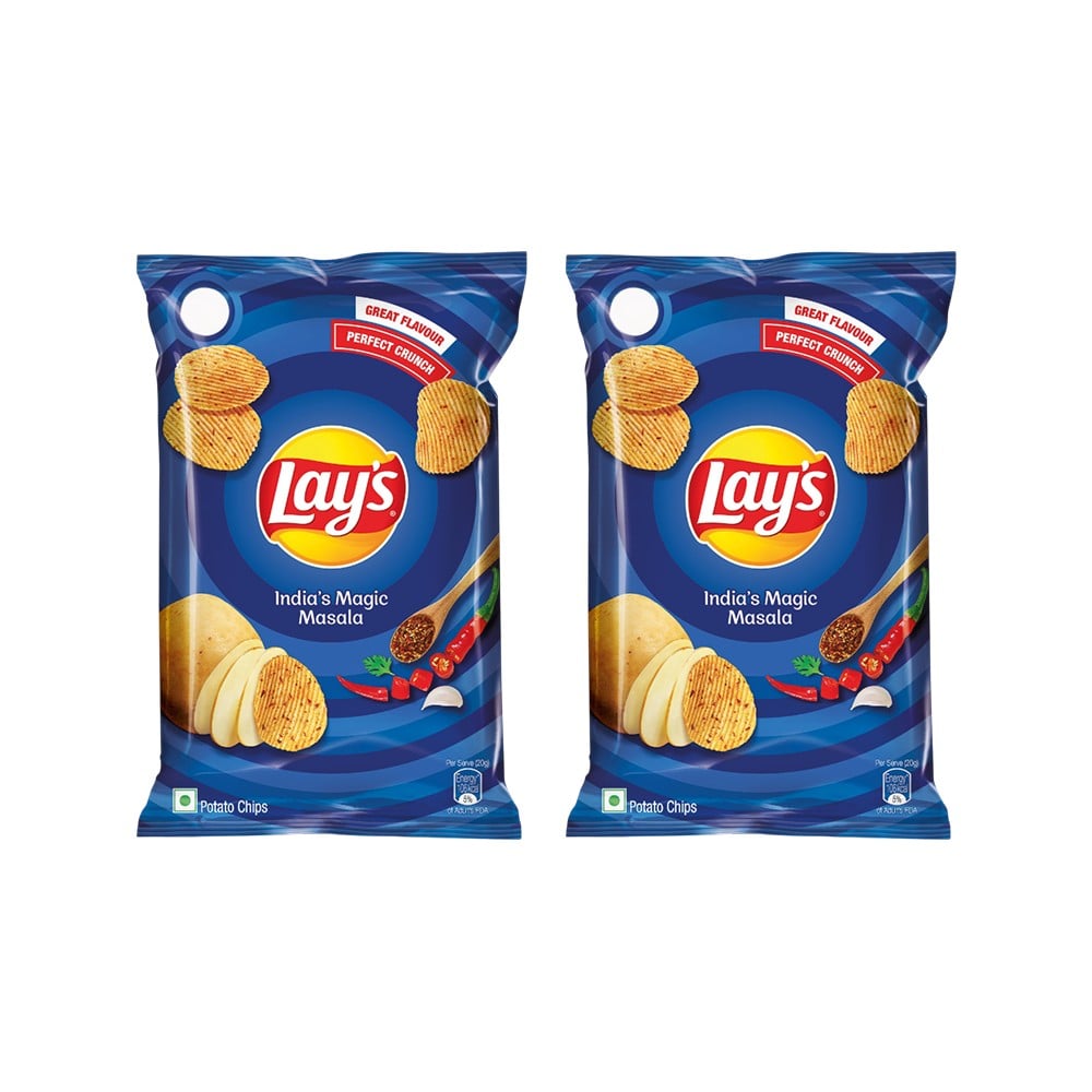Lay's India's Magic Masala Potato Chips (143 g) - Pack of 2 Price - Buy ...