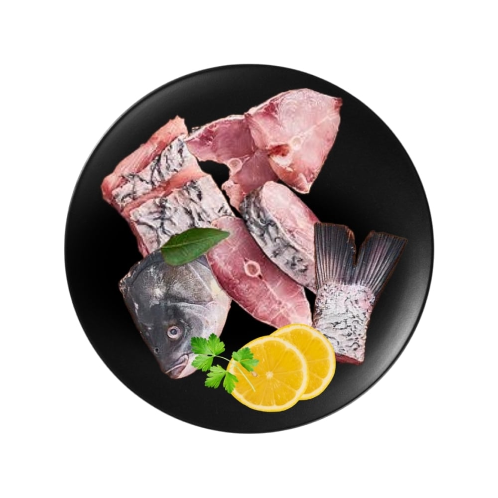 Laa Fresh Catla Fish Curry Cut with Head & Tail Price - Buy Online at ...