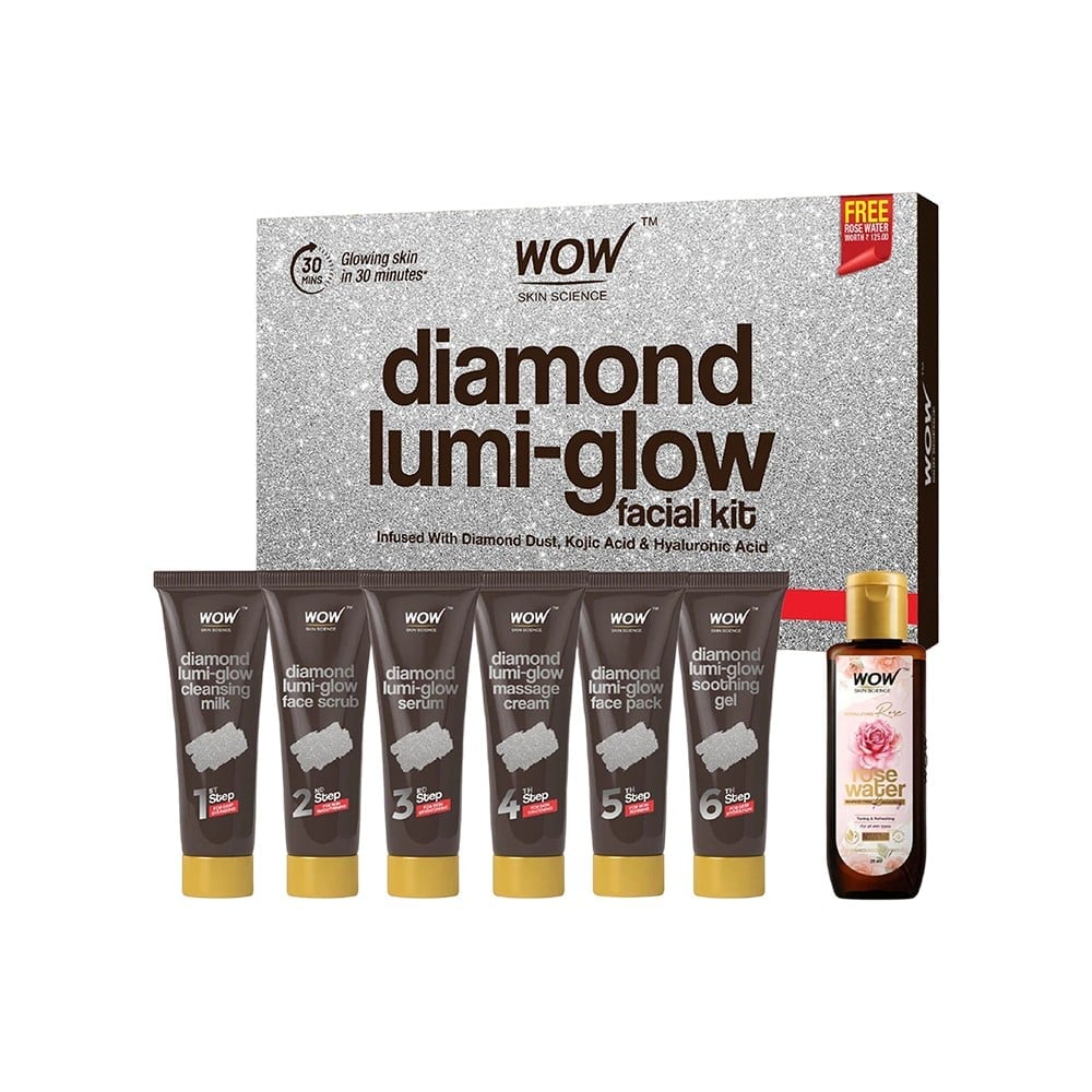 Wow Skin Science Diamond Lumi-Glow Facial Kit Price - Buy Online at ...