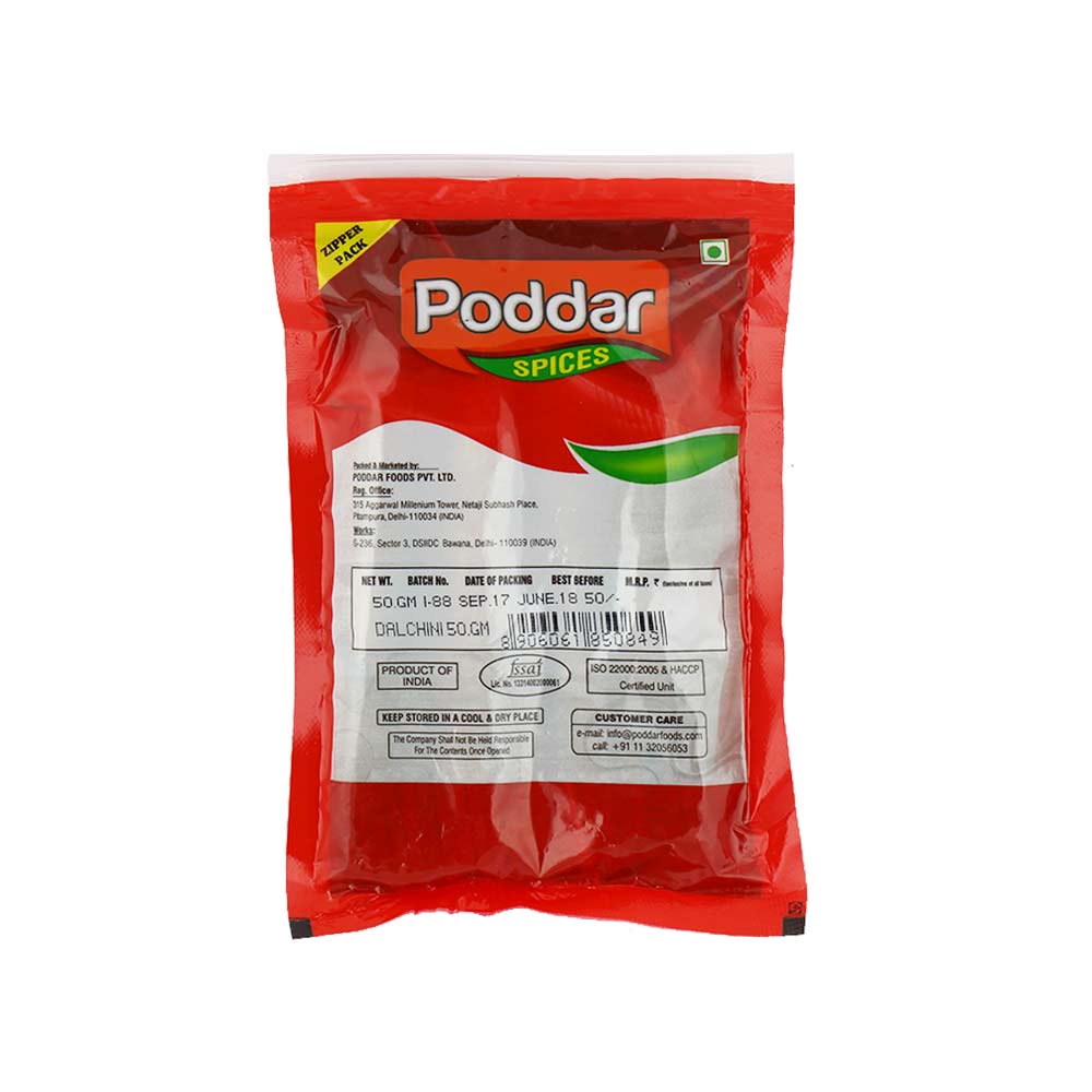 Poddar Cinnamon Whole (Dalchini) Price - Buy Online at Best Price in India