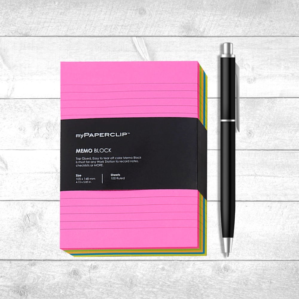 myPAPERCLIP Memo Pad Block (Multicolour) Price - Buy Online at ₹225 in ...