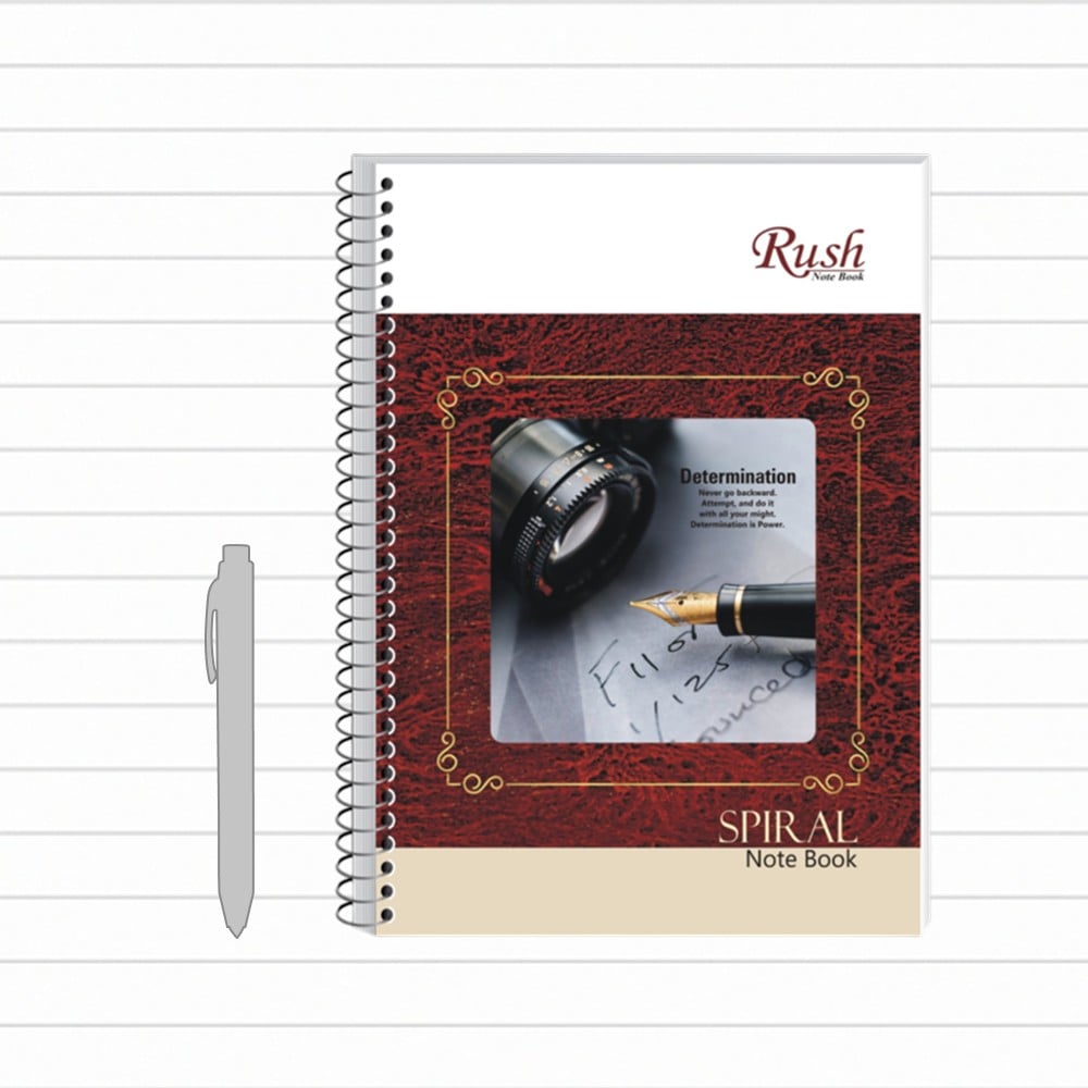 RUSH Spiral Single Line Notebook (A4) Price - Buy Online at ₹269 in India