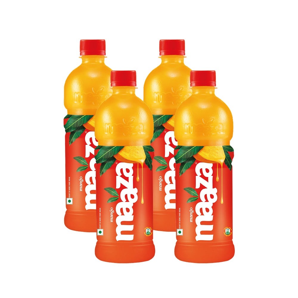 Maaza Mango Drink 600 ml - Pack of 4 Price - Buy Online at Best Price ...