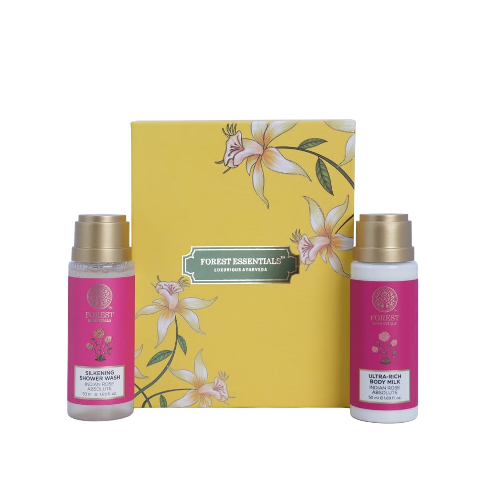 Forest Essentials Indian Rose Absolute Body Care Gift Set Price - Buy ...