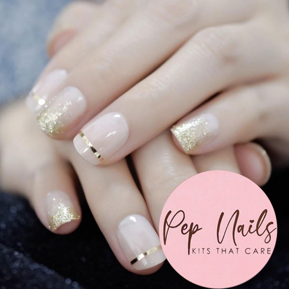 Pep Nails Short Square Press On Nails (Alice) Price - Buy Online at ...
